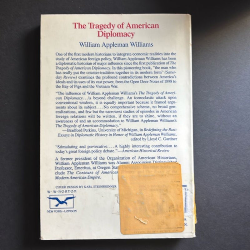 The Tragedy of American Diplomacy (50th Anniversary Edition) by Andrew ...