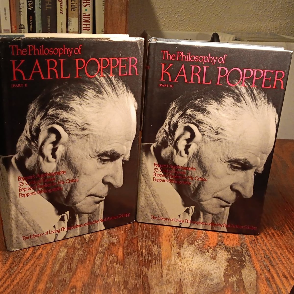 The Philosophy of Karl Popper 2 volume set by Paul Arthur Schilpp ...