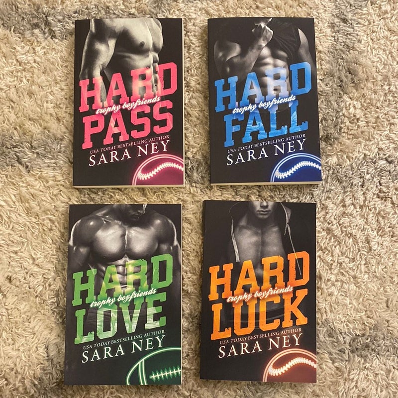 Hard Pass, Hard Fall, Hard Love, and Hard Luck (All Signed) by Sara Ney ...