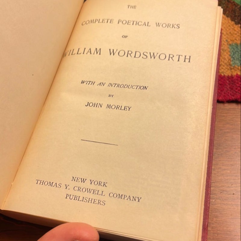 The Complete Poetical Works of William Wordsworth by William Wordsworth ...