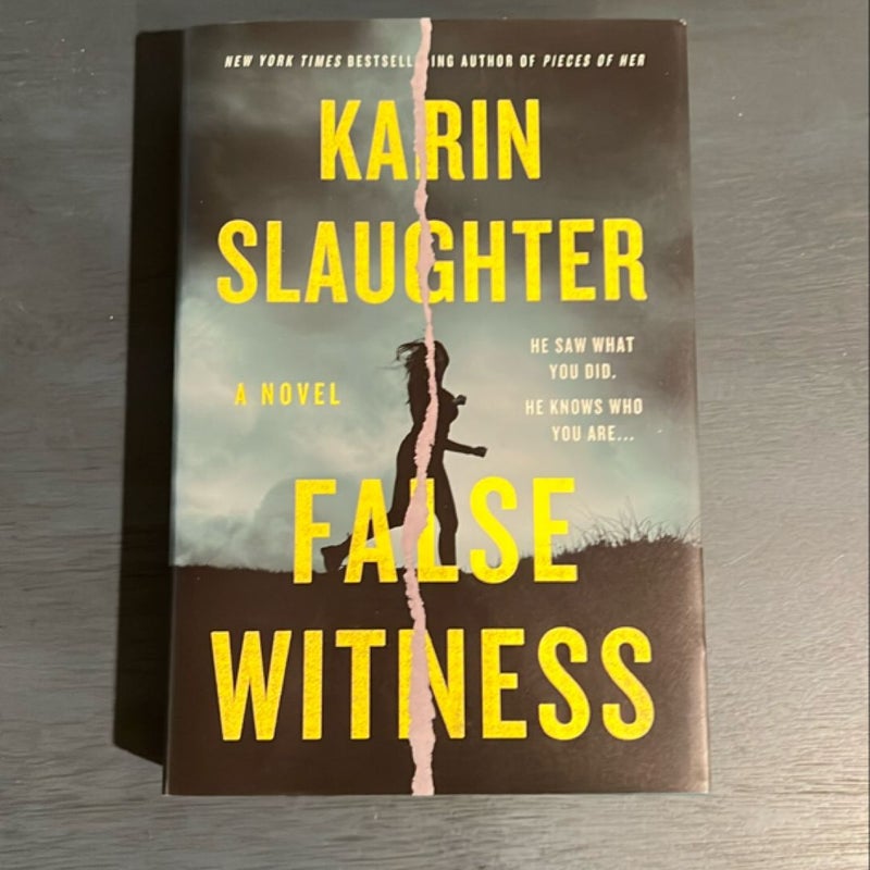 False Witness by Karin Slaughter, Hardcover | Pangobooks