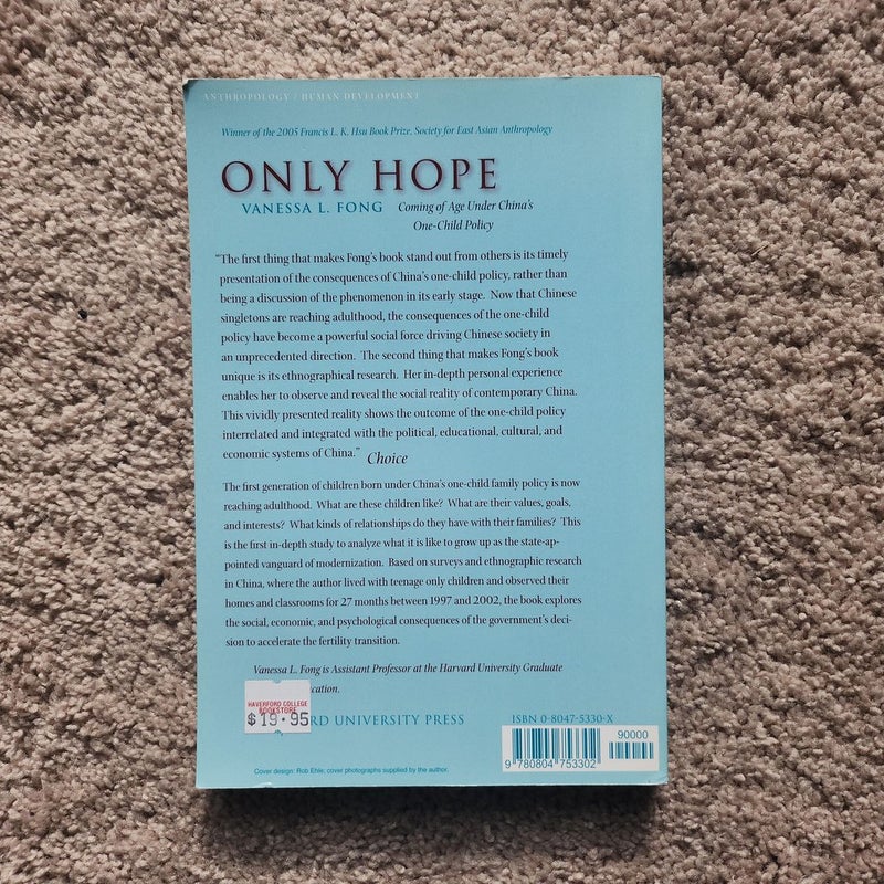 Only Hope by Vanessa L. Fong, Paperback | Pangobooks