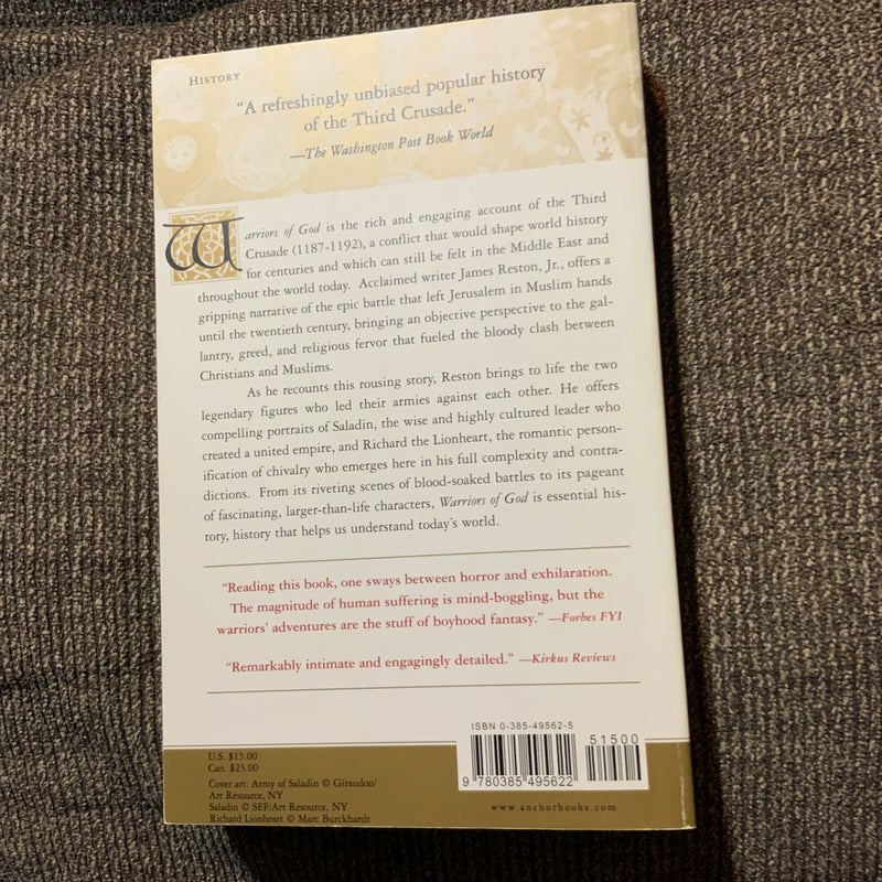 Warriors of God by James Reston, James Reston