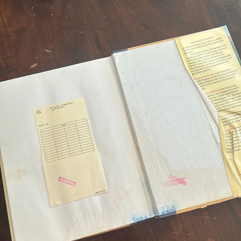 Burpee Complete Gardener by Maureen Heffernan, Allan Armitage, Barbara ...