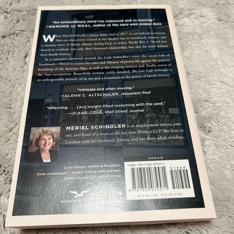 The Lost Café Schindler by Meriel Schindler, Paperback | Pangobooks