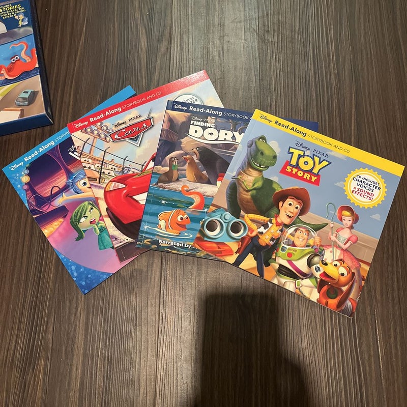 Disney*Pixar Read-Along Storybook and CD Box Set by Disney Books ...