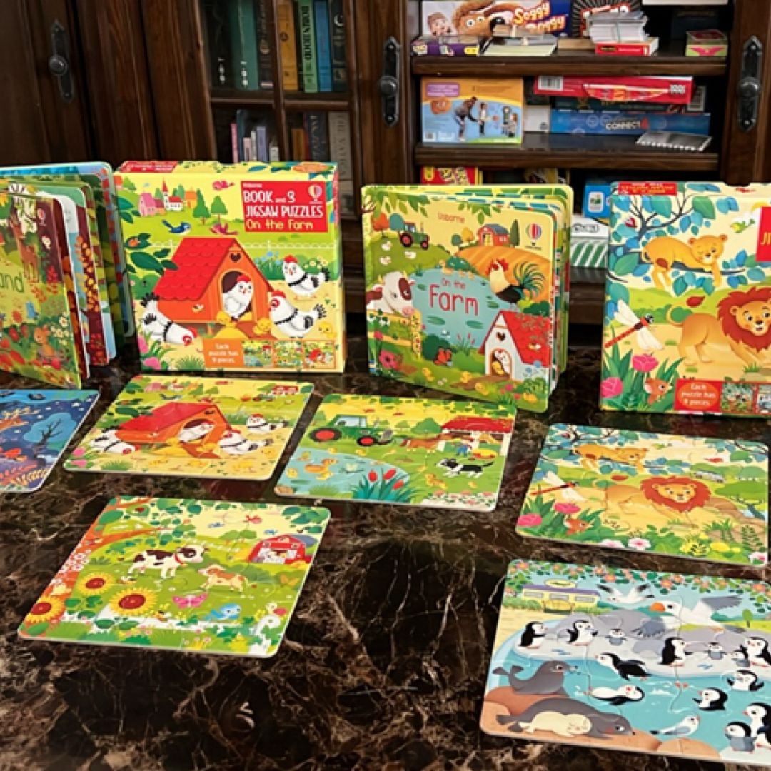 Book and 3 Jigsaw Puzzles by Usborne, Paperback | Pangobooks