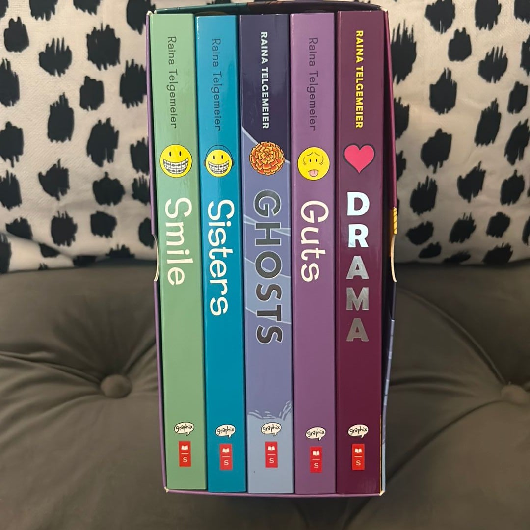 Raina Telgemeier Collection Box Set (Smile, Drama, Sisters, Ghosts ...
