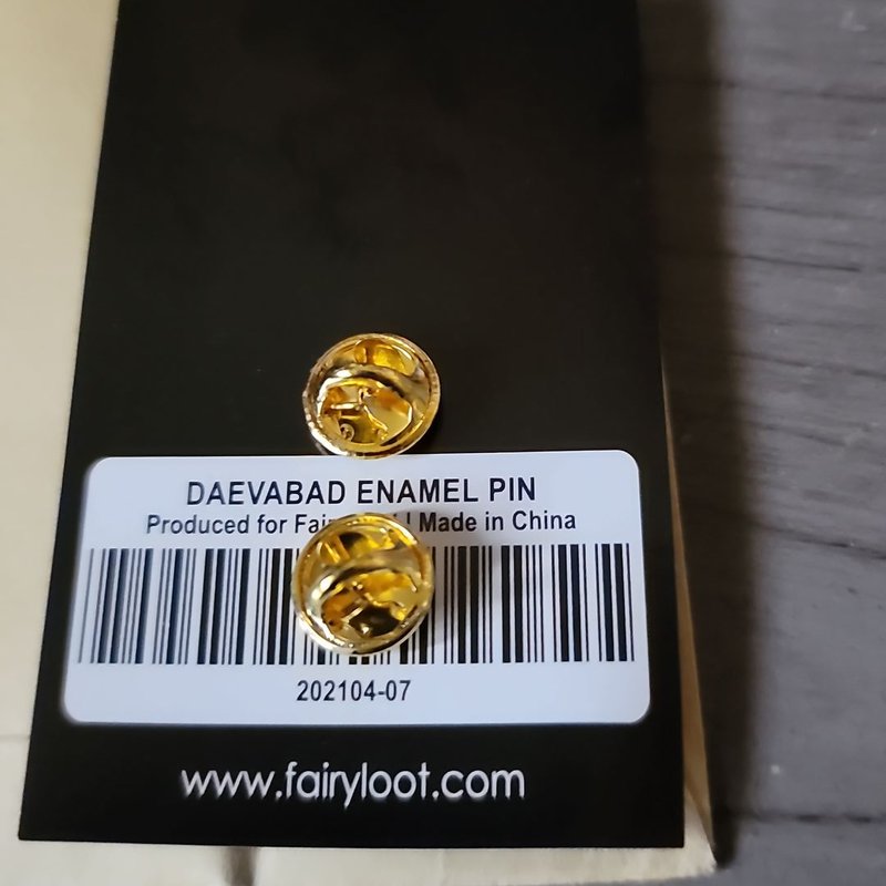 Fairyloot Daevabad Pin by S. A. Chakraborty, Paperback | Pangobooks