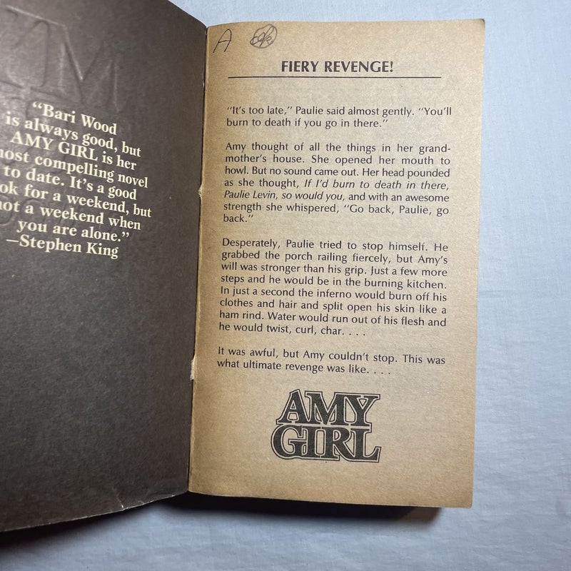 Amy Girl by Bari Wood, Paperback | Pangobooks