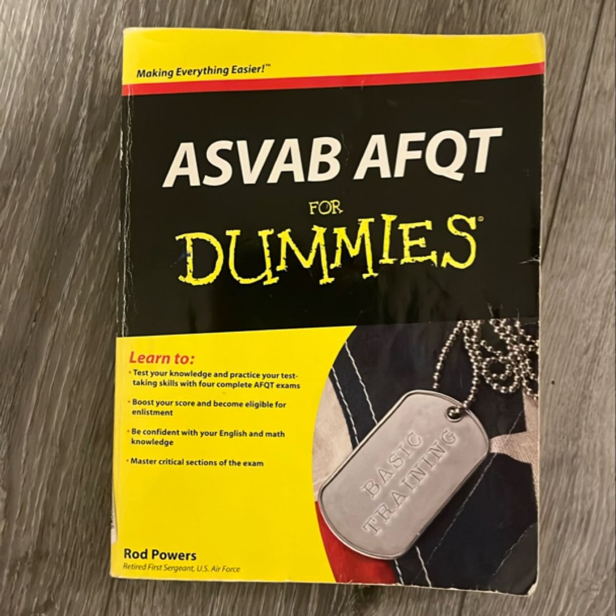 ASVAB AFQT for Dummies by Rod Powers, Angie Papple Johnston