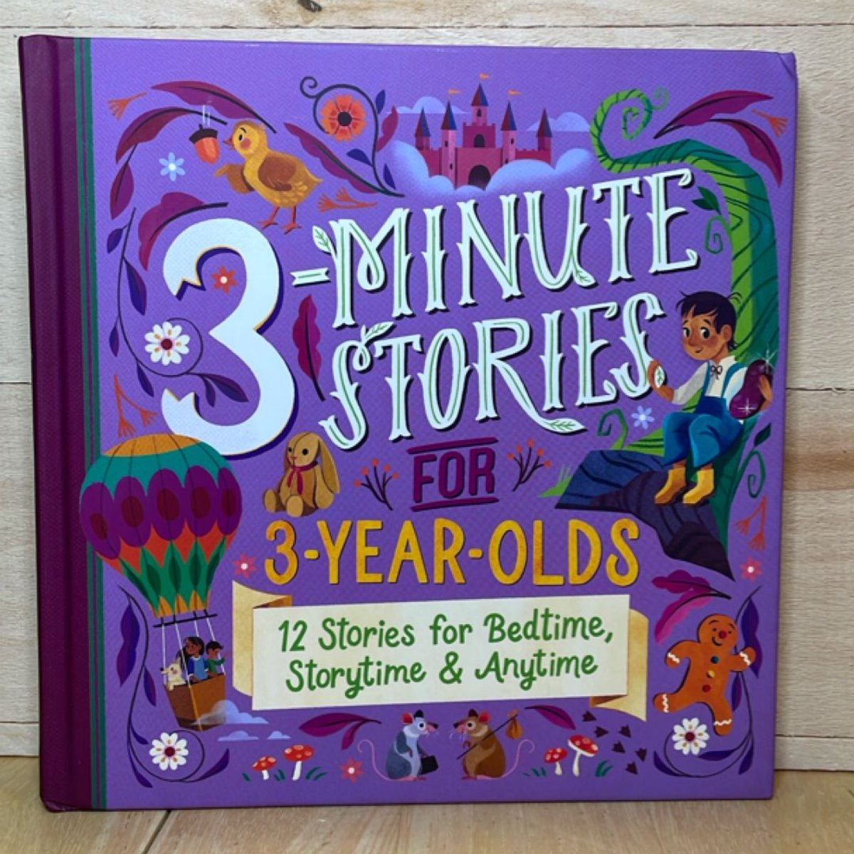 3-Minute Stories For 3-Year-Olds by Rose Nestling, Katie Melrose