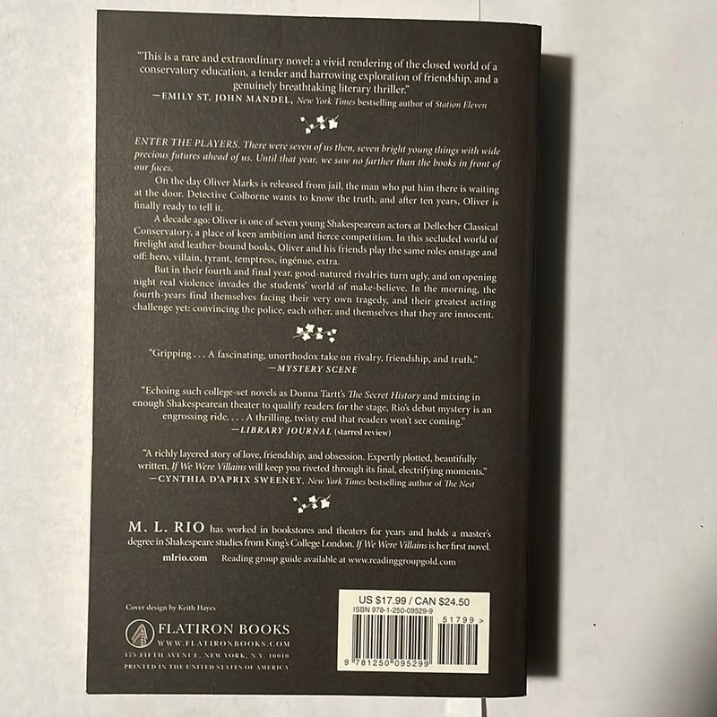 If We Were Villains by M. L. Rio, Paperback | Pangobooks