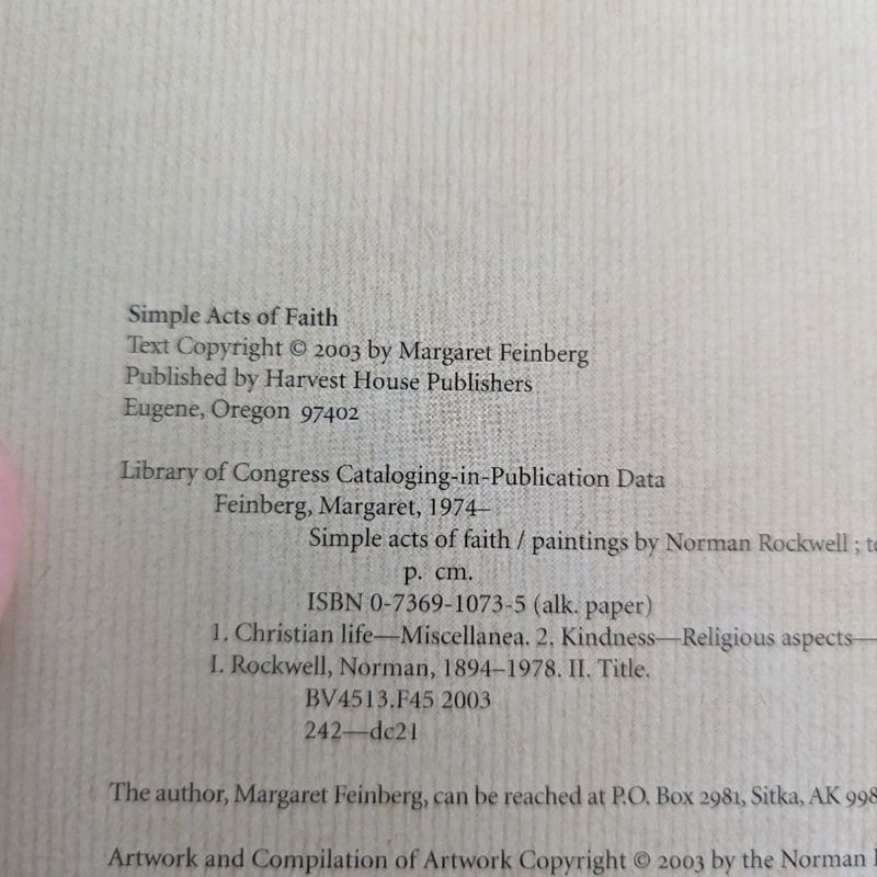 Simple Acts of Faith by Margaret Feinberg