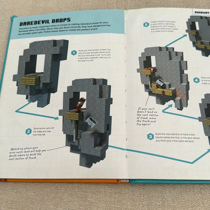 Minecraft: Let's Build! Theme Park Adventure by Mojang AB, The Official ...