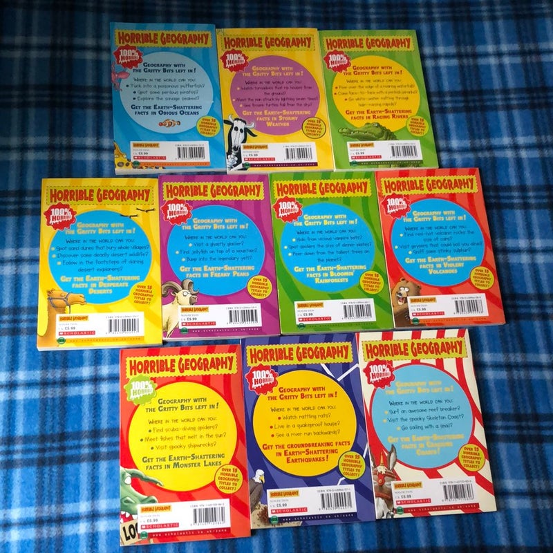 Horrible Geography Boxset by Anita Ganeri