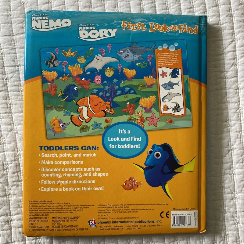 First Look and Find-Finding Nemo/Finding Dory by Kathy Broderick ...