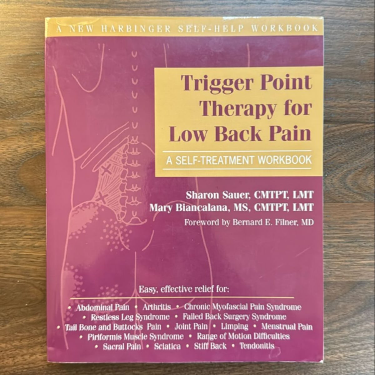 Trigger Point Therapy for Low Back Pain by Sharon Sauer, Mary Biancalana, Bernard Filner