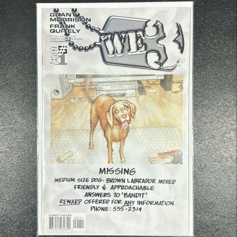 WE3 # 1 of 3 Oct 04 Grant Morrison Frank Quitely Vertigo Comics by ...