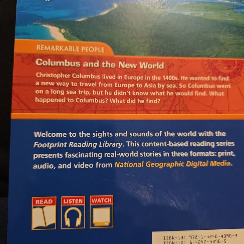 Columbus and the New World: Footprint Reading Library 1 by Rob Waring