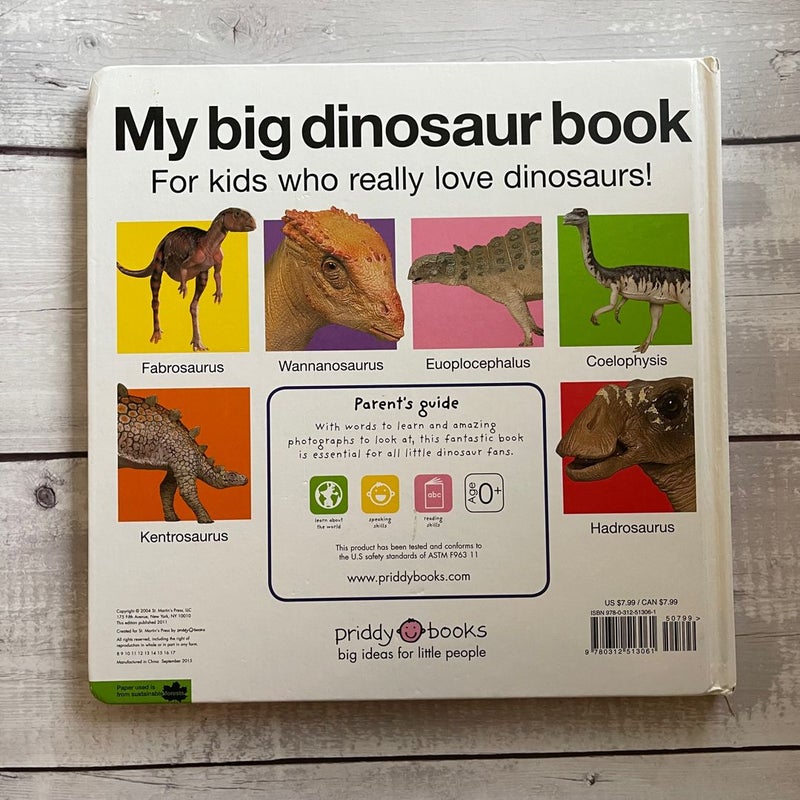 My Big Dinosaur Book by Roger Priddy, Hardcover | Pangobooks