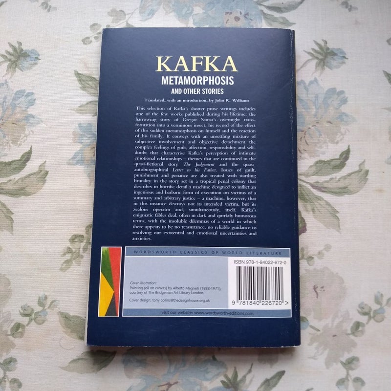 The Metamorphosis and Other Stories by Franz Kafka