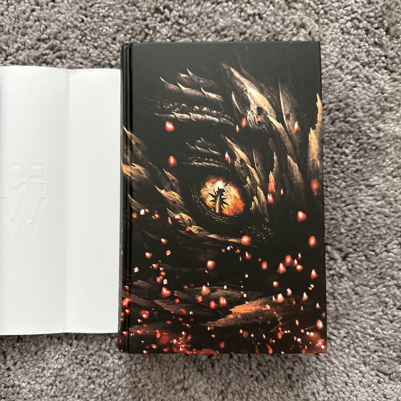 Fourth Wing German 1st Edition with stenciled edges by Rebecca Yarros ...