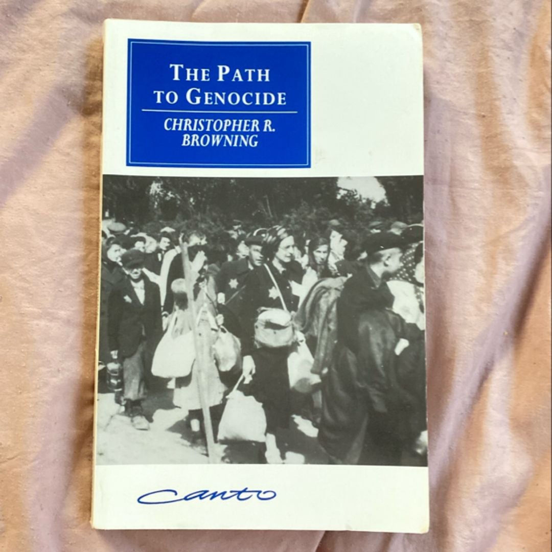 The Path to Genocide by Christopher R. Browning, Paperback | Pangobooks