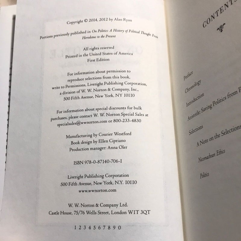 On Aristotle by Alan Ryan