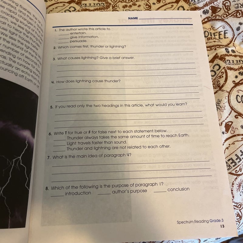 Reading, Grade 3 by Spectrum, Paperback | Pangobooks