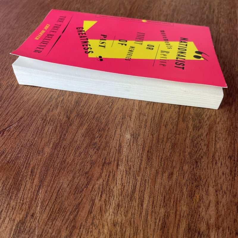 The True Believer by Eric Hoffer, Paperback | Pangobooks