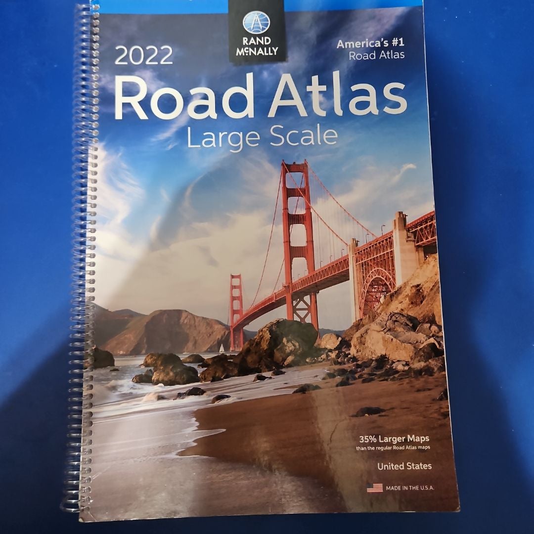 2022 Large Scale Road Atlas by Rand McNally