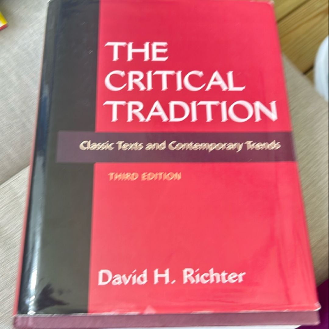 The Critical Tradition by David H. Richter