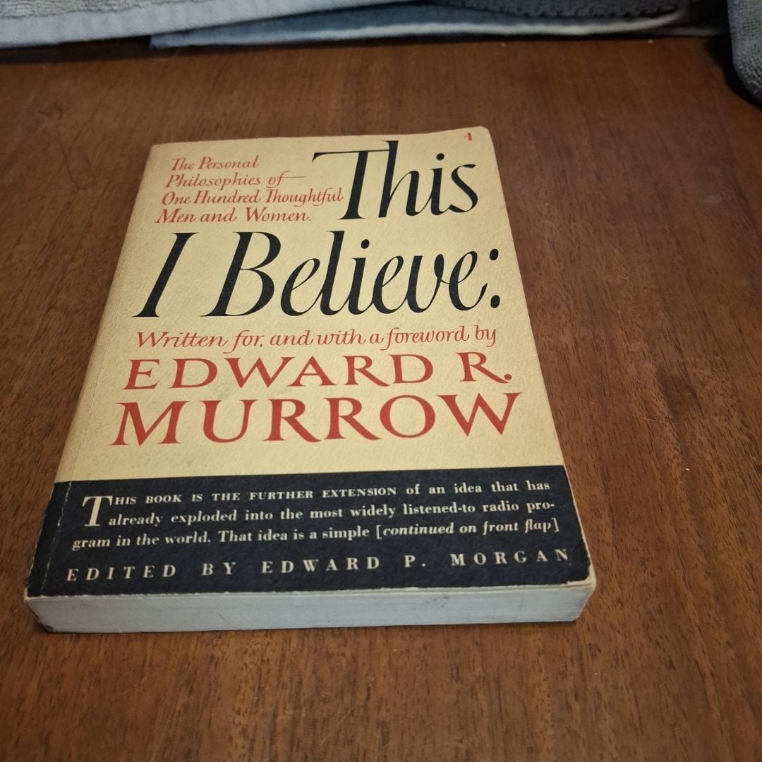 This I Believe by Edited by Edward P. Morgan , Paperback | Pangobooks