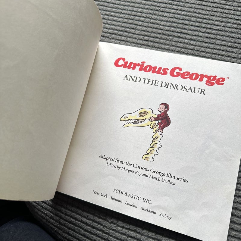 Curious George and the Dinosaur by Margaret and H.A. Rey’s, Paperback ...