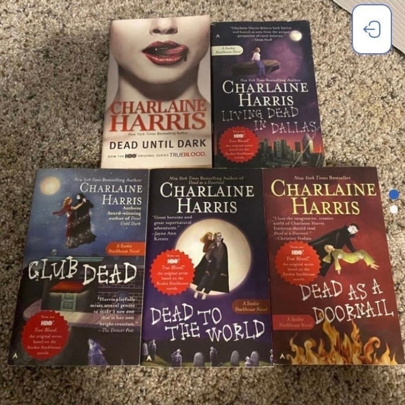 True Blood first 5 books by Charlaine Harris , Paperback | Pangobooks