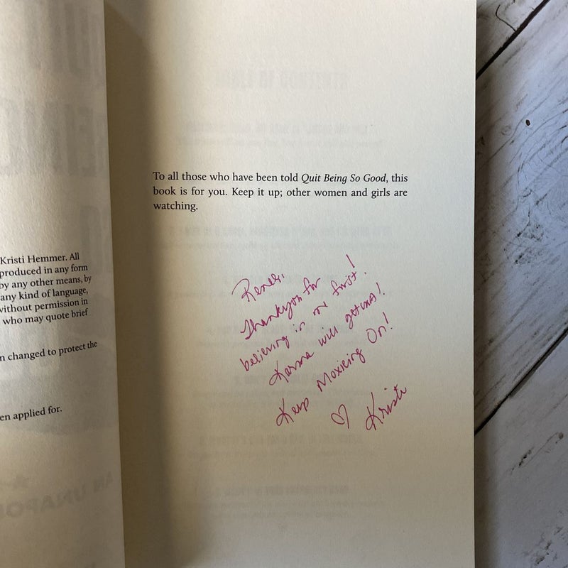 Quit Being So Good by Kristi Hemmer, Paperback | Pangobooks