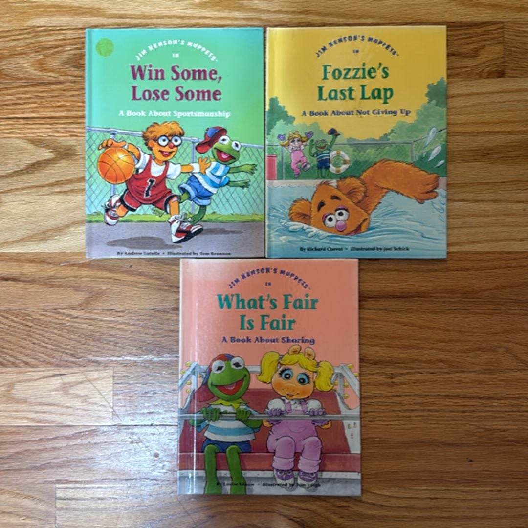 Lot of 3 hardcover Muppets books by author Jim Henson by Jim Henson ...