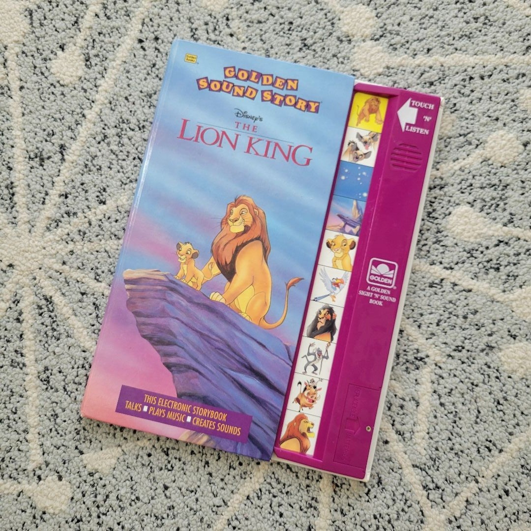 Golden Books Golden Sound Story Disney's The Lion King by Adapted by ...