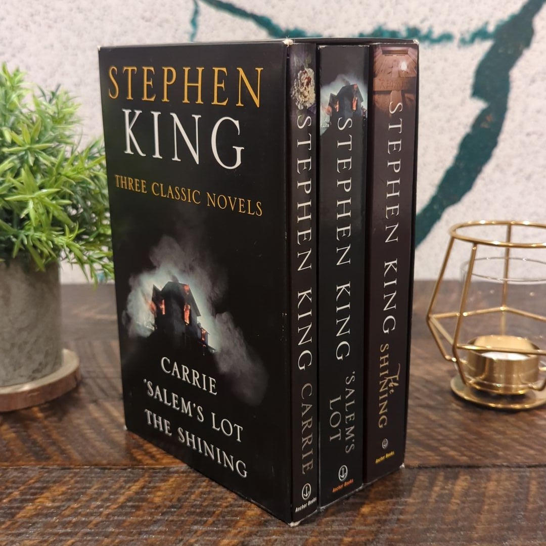 Stephen King Three Classic Novels Box Set: Carrie, 'Salem's Lot, the ...