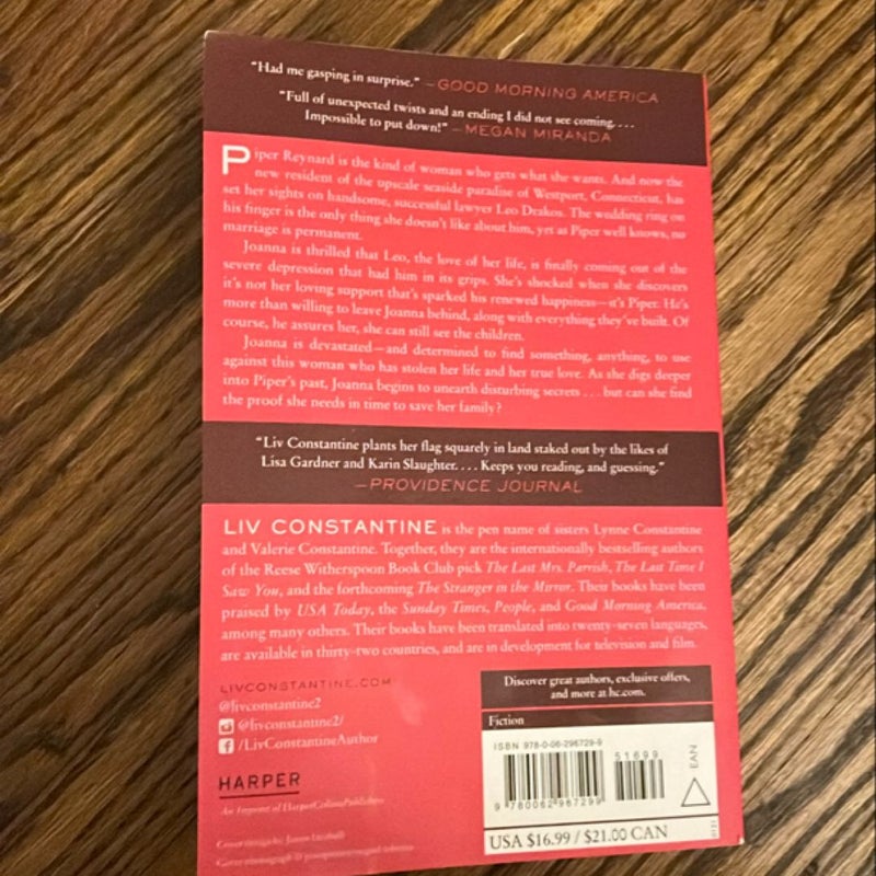 The Wife Stalker by Liv Constantine, Paperback | Pangobooks