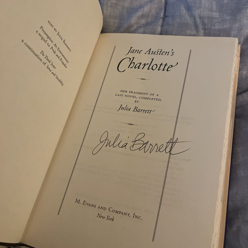 Jane Austen's Charlotte by Julia Barrett, Hardcover | Pangobooks