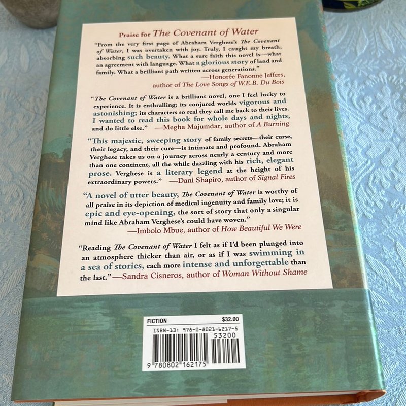 The Covenant of Water by Abraham Verghese, Hardcover | Pangobooks