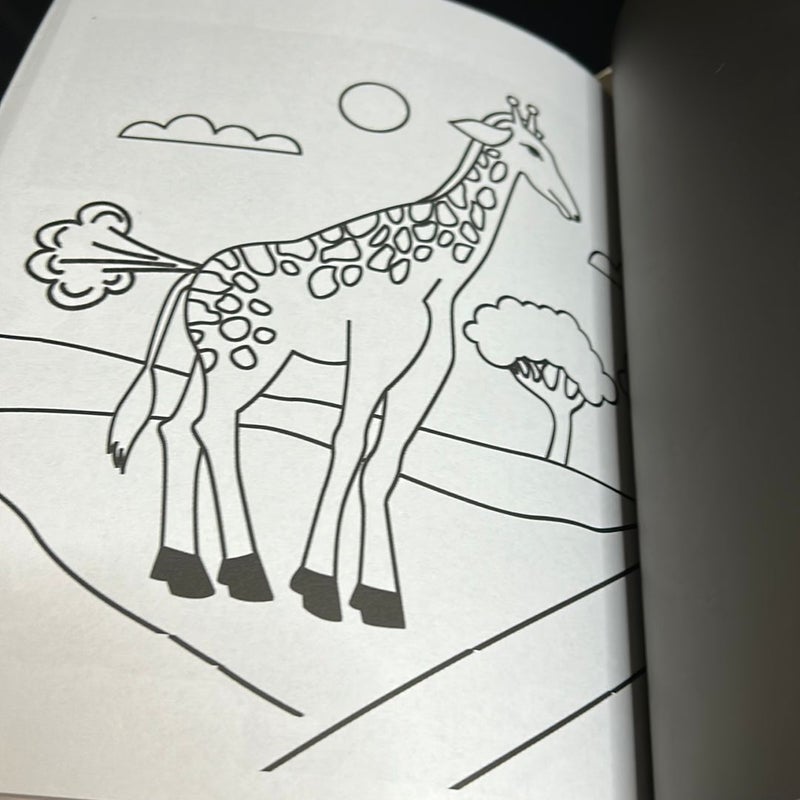 Giraffe Coloring Book by Natural Press, Paperback | Pangobooks