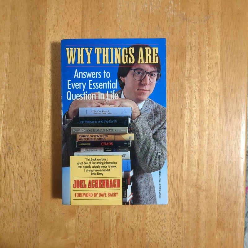 Why Things Are by Joel Achenbach