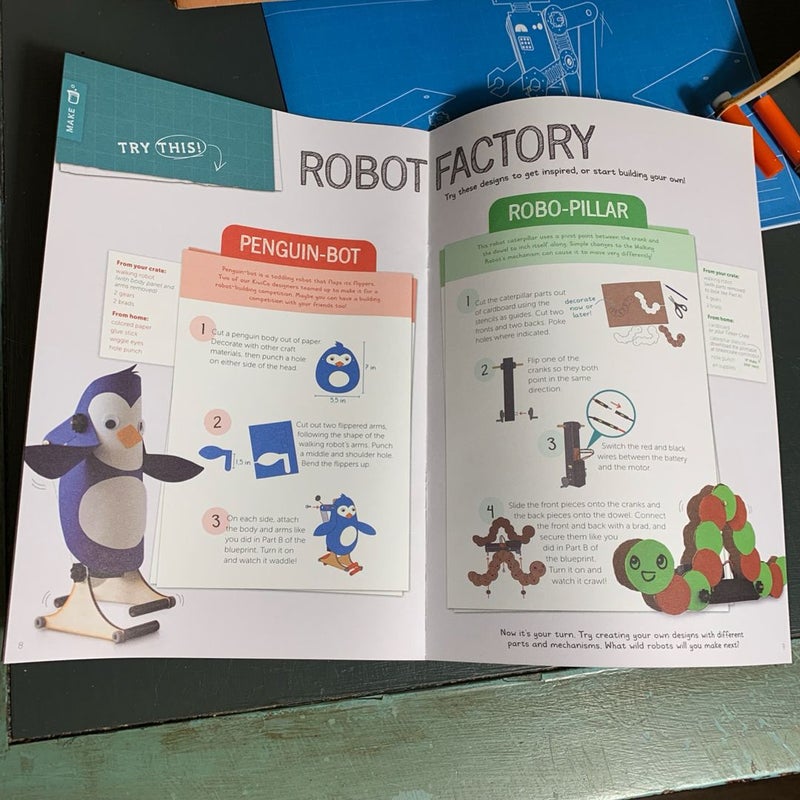 Tinker Crate Walking Robot Science Kit by KiwiCo, Paperback | Pangobooks