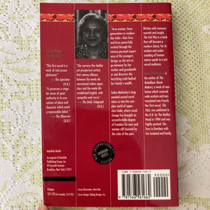 The End Play by Indira Mahindra, Paperback | Pangobooks