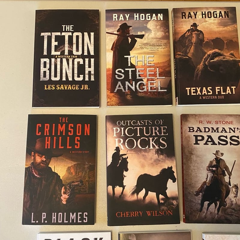 Lot of 14 Blackstone Publishing Western Paperbacks by Various Authors ...