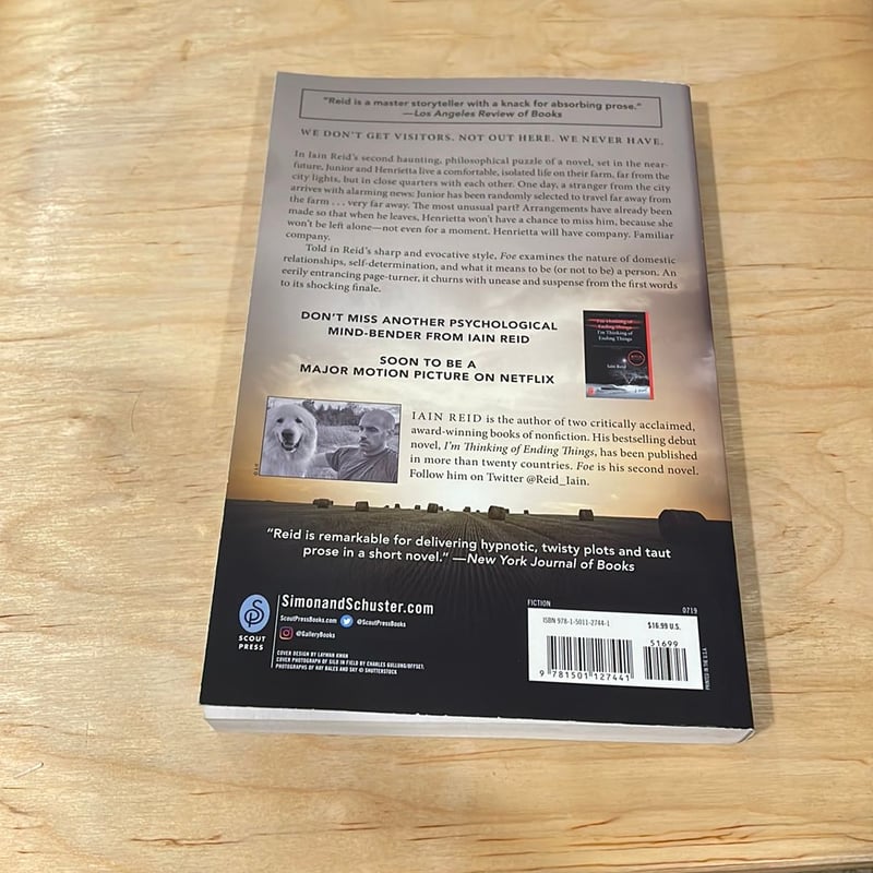 Foe by Iain Reid, Paperback | Pangobooks