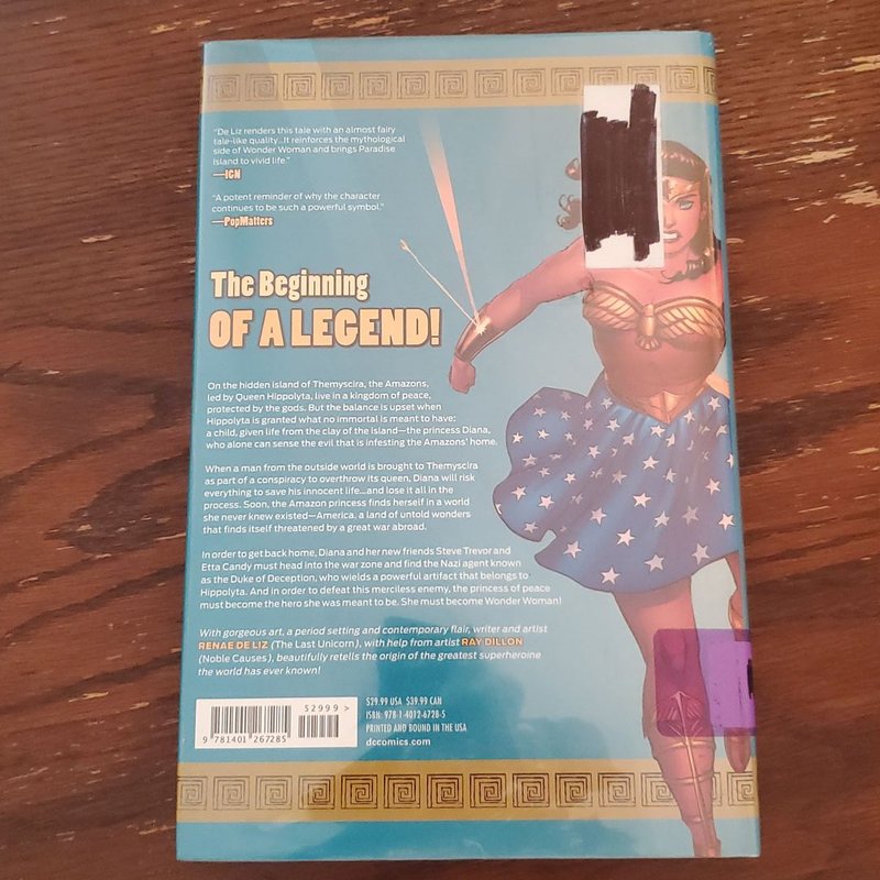 Legend of Wonder Woman Vol 1 Origins by Liz Renae. De